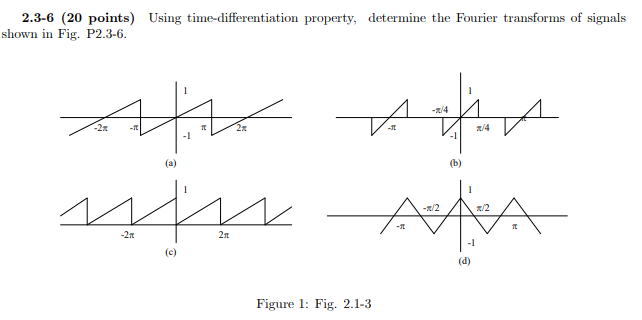Solved 2.3-6 (20 points) Using time-differentiation | Chegg.com
