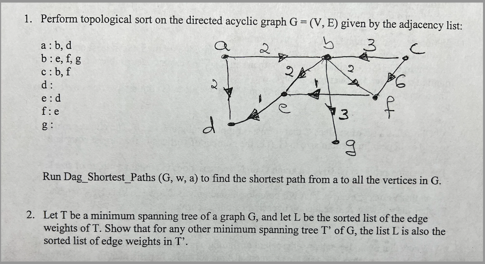 Solved Hint for #1: show all the changes in d & pi, show | Chegg.com