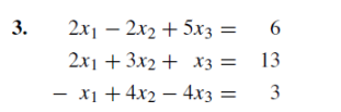 Solved Find the upper triangular form of the linear system | Chegg.com