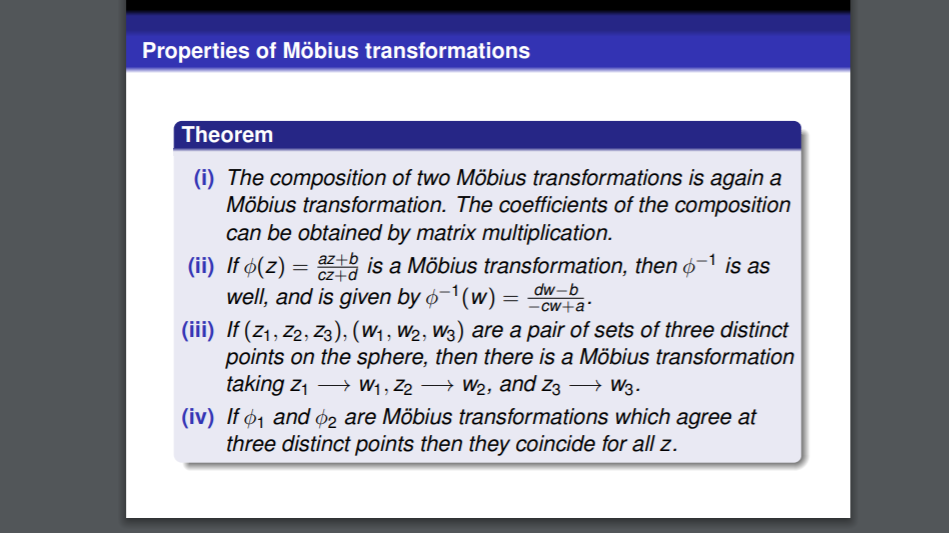 Question 3 (20 MARKS) Find a Möbius Transform w=0(2) | Chegg.com