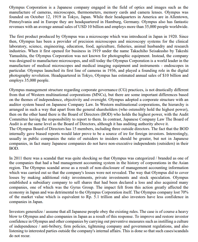 Question: Based on the description in the | Chegg.com