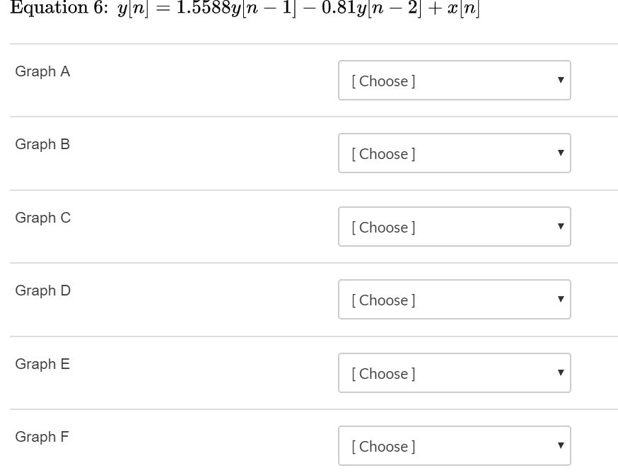 Solved An IIR filter has the difference equation: Select | Chegg.com