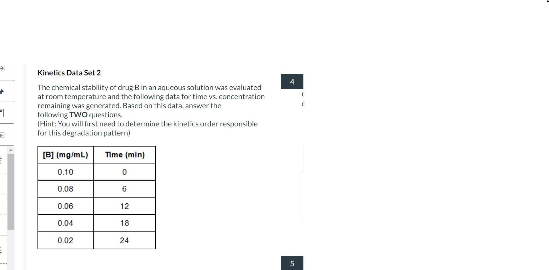 Solved Calculate k, the elimination rate | Chegg.com