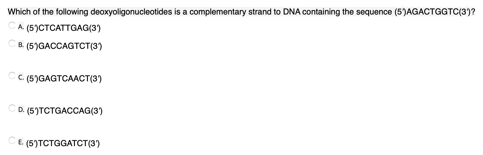 Solved 1- The sequence of a short DNA sequence is | Chegg.com