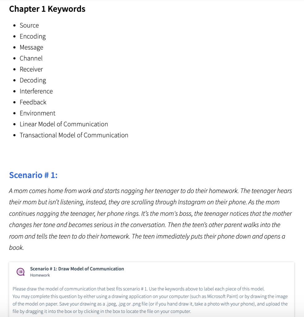 Chapter 1 Keywords - Source - Encoding - Message - | Chegg.com