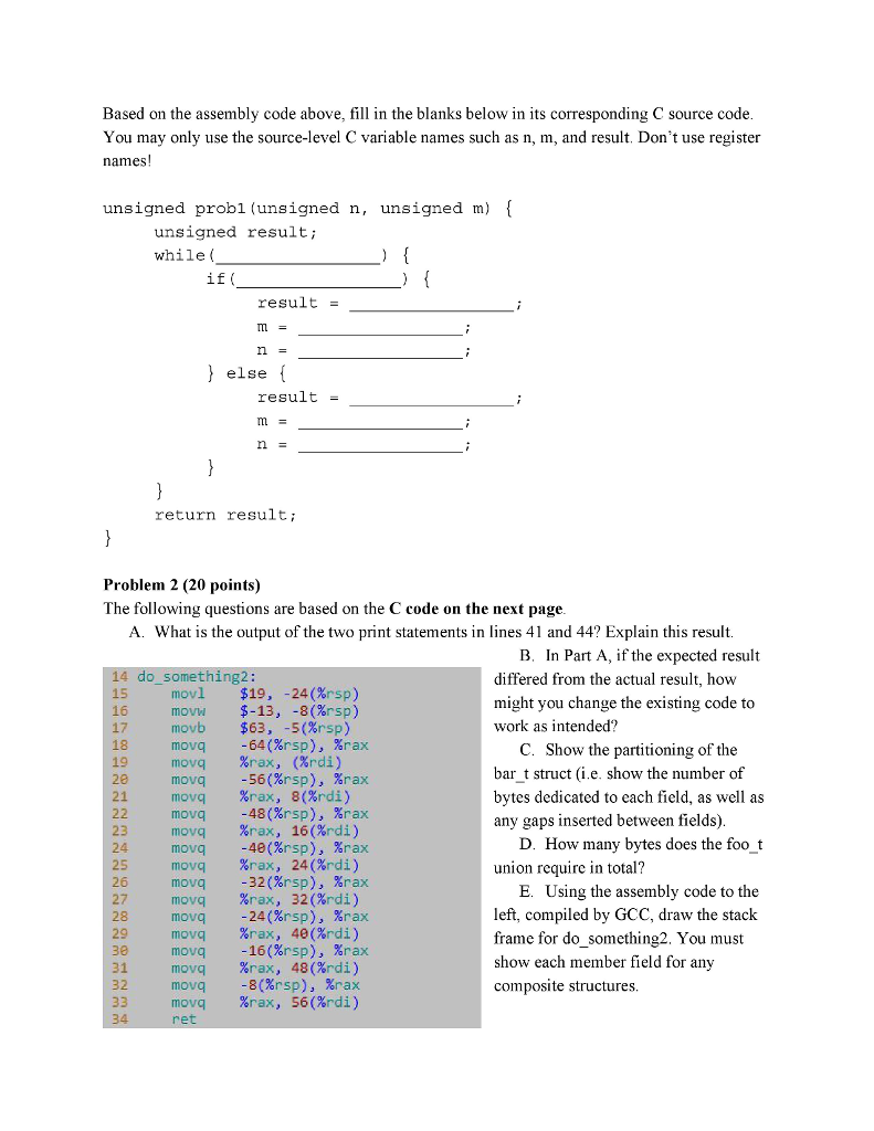 CSCI 2021 Machine Architecture and Organization, Fall | Chegg.com