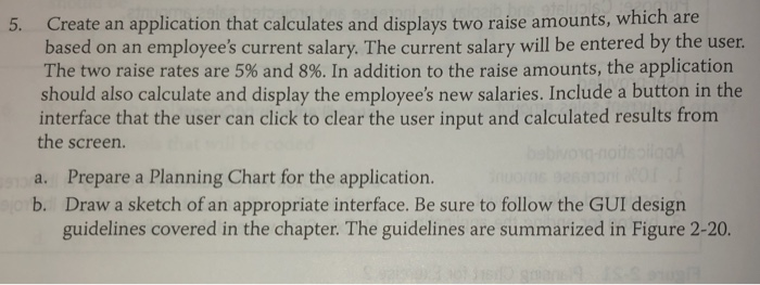 Solved Create an application that calculates and displays | Chegg.com