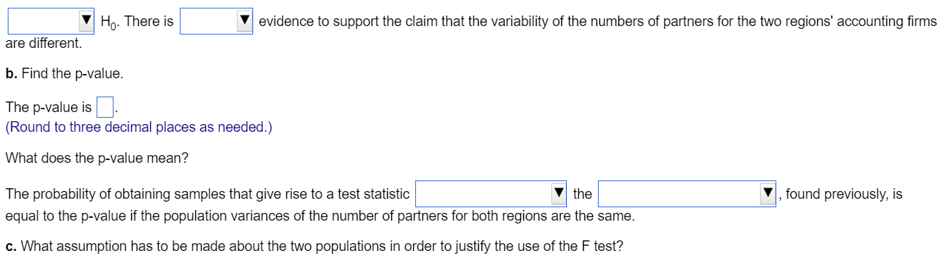 Solved \begin{tabular}{cr} Region & Number of Partners \\ | Chegg.com