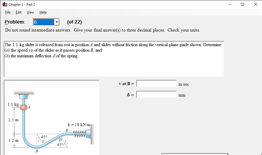 Solved - Chapter 3 - Part 2 х File Edit View Help Problem: 6 | Chegg.com