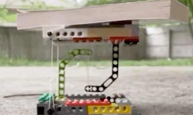 Solved how does the lego table float and still support | Chegg.com