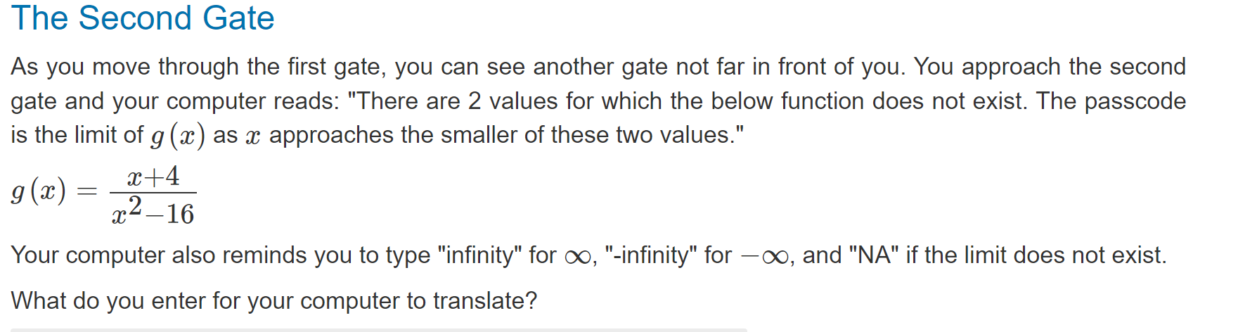 Solved Ihe second Gate As you move through the first gate, | Chegg.com