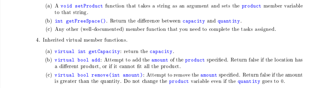 5.2 The StoreLocation Class Implement the Store | Chegg.com