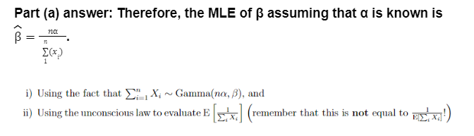 Solved Again assuming \alpha is known, find the bias of the | Chegg.com