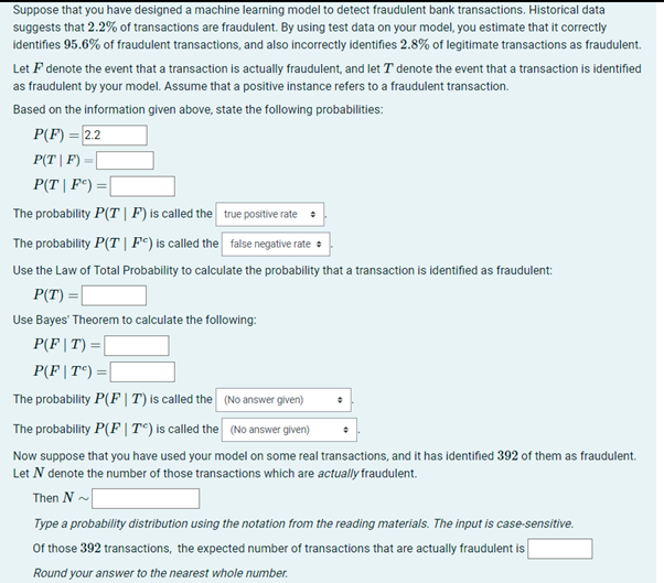 Solved Suppose that you have designed a machine learning | Chegg.com
