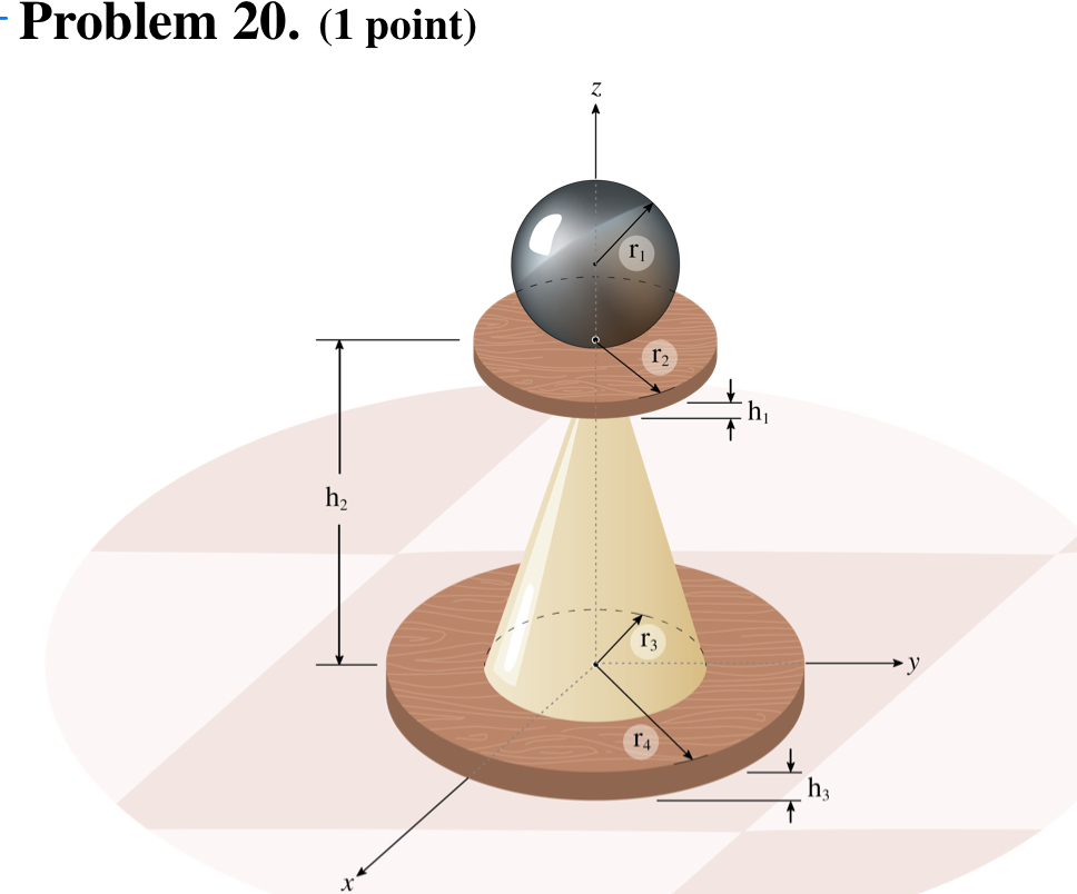 Solved Problem 20. (1 point)This chess pawn is made up of a | Chegg.com