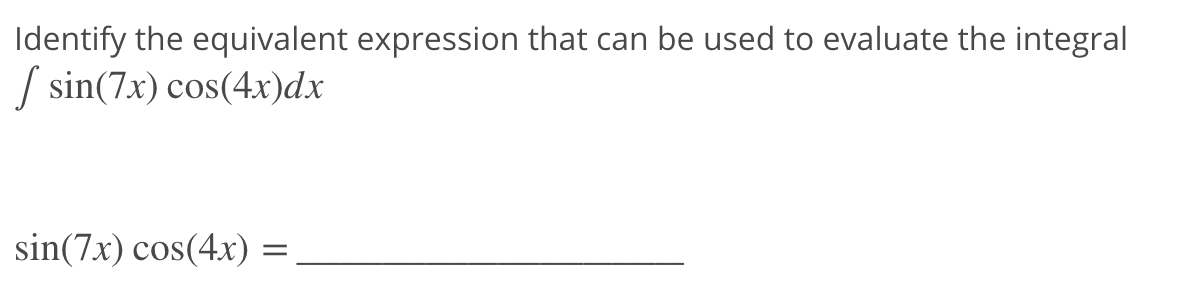 Solved Identify the equivalent expression that can be used | Chegg.com
