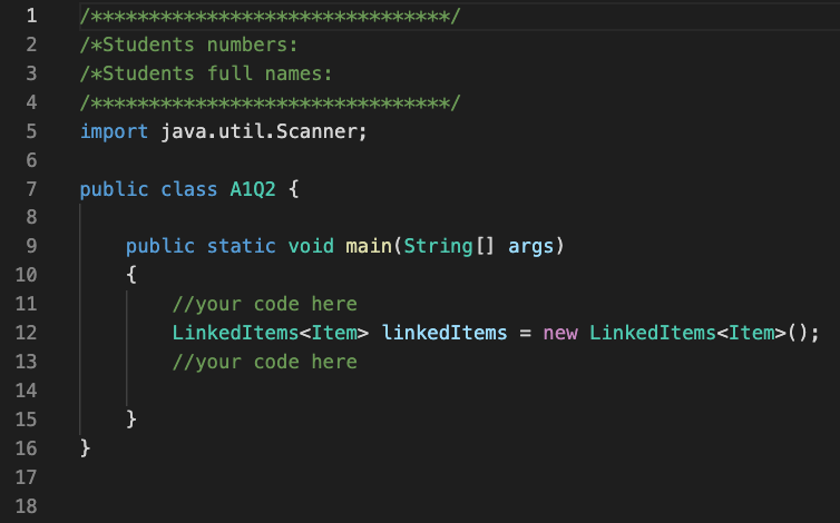 Solved In this question, you will implement a Linked List of | Chegg.com