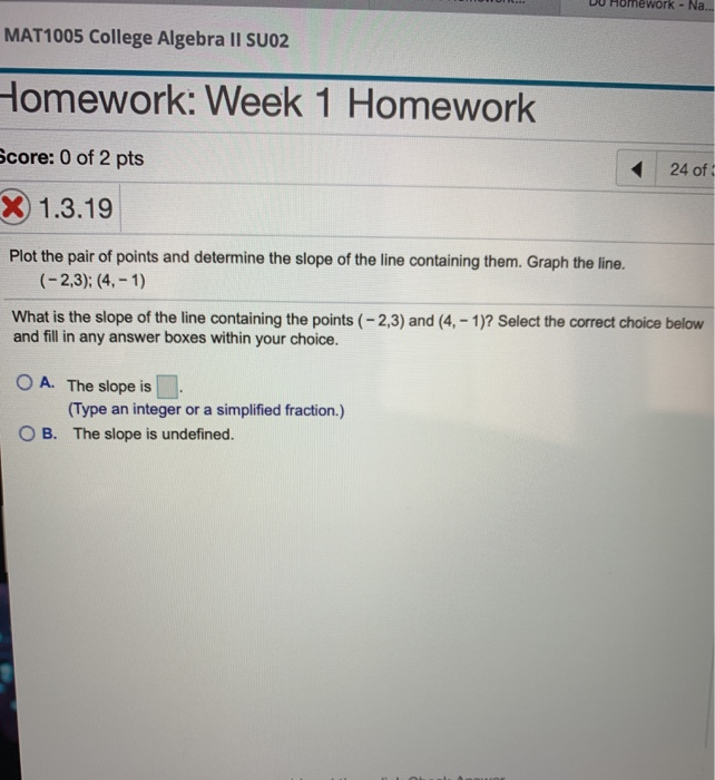 Solved Ework Na Mat1005 College Algebra Ii Su02 Homework