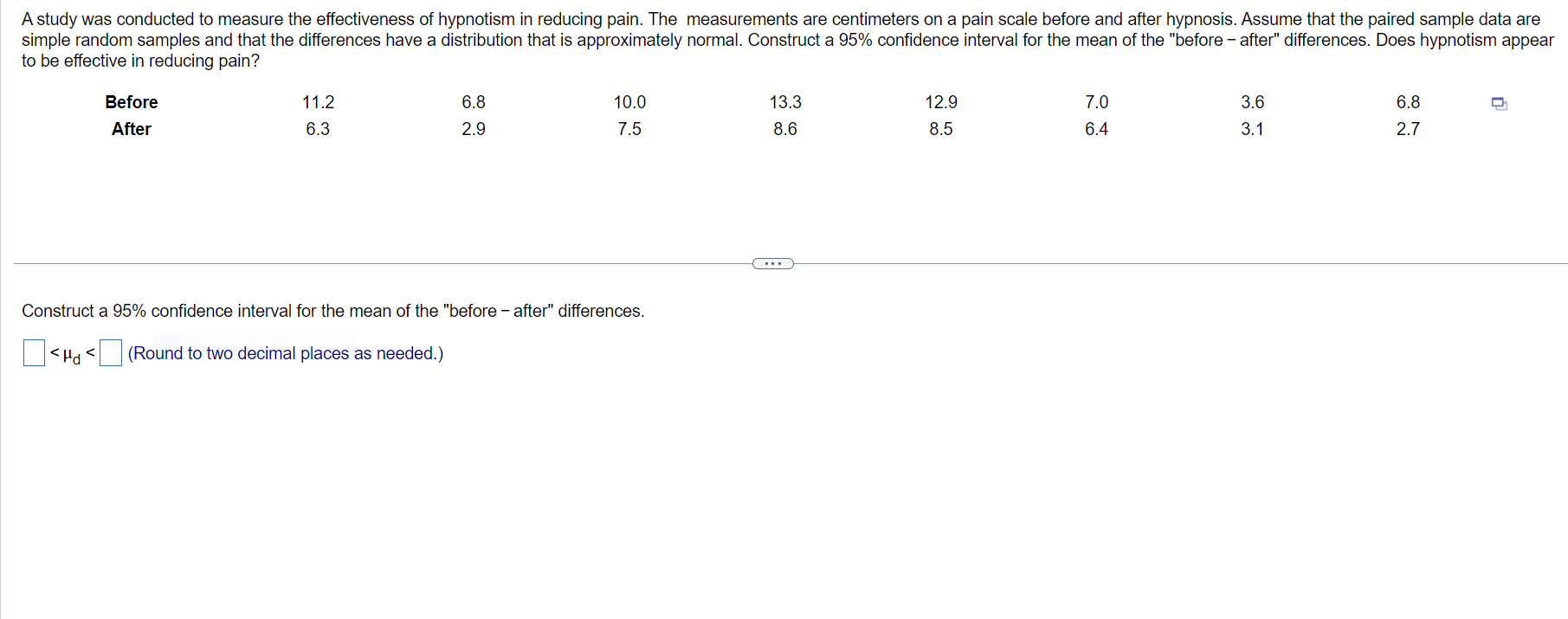 Solved A study was conducted to measure the effectiveness of | Chegg.com