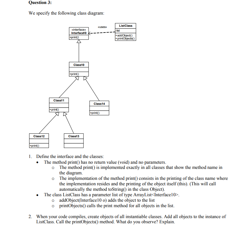 Solved write java code using Bluej... I don't want you to | Chegg.com