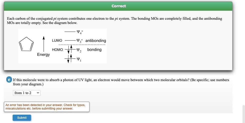 Solved Correct Each carbon of the conjugated pi system | Chegg.com