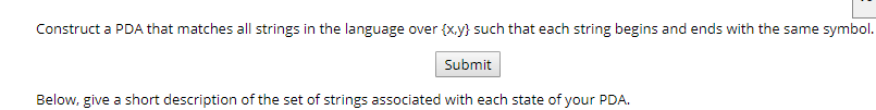 Solved Construct a PDA that matches all strings in the | Chegg.com