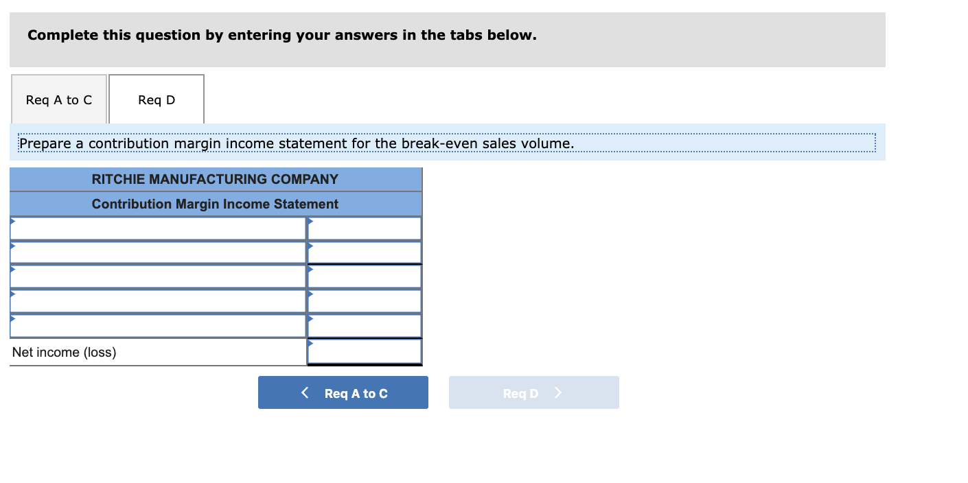 Solved Problem 3-17A (Algo) Determining the break-even point | Chegg.com