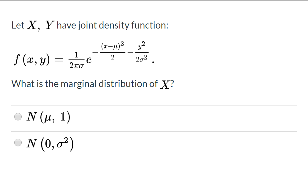 Solved Let X, Y have joint density function: f(x,y) 2 2.70 | Chegg.com
