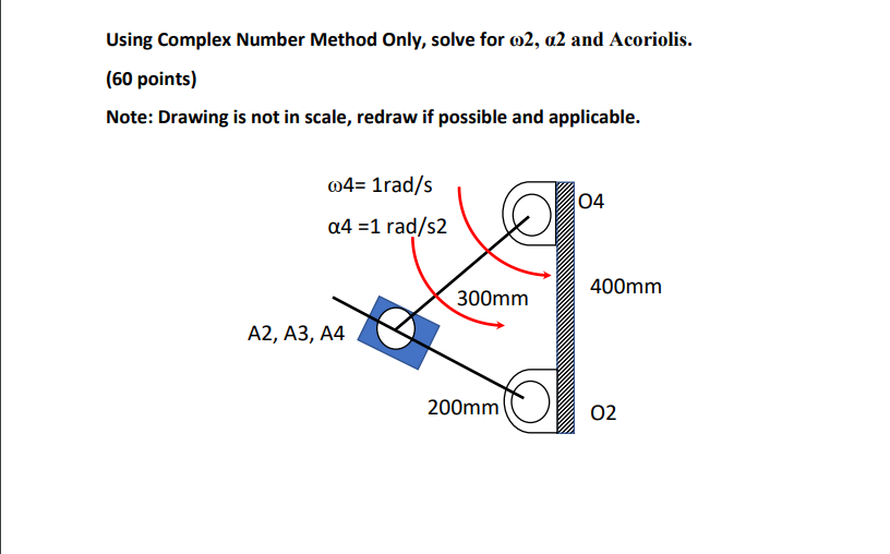 Solved Using Complex Number Method Only, solve for o2, a2 | Chegg.com