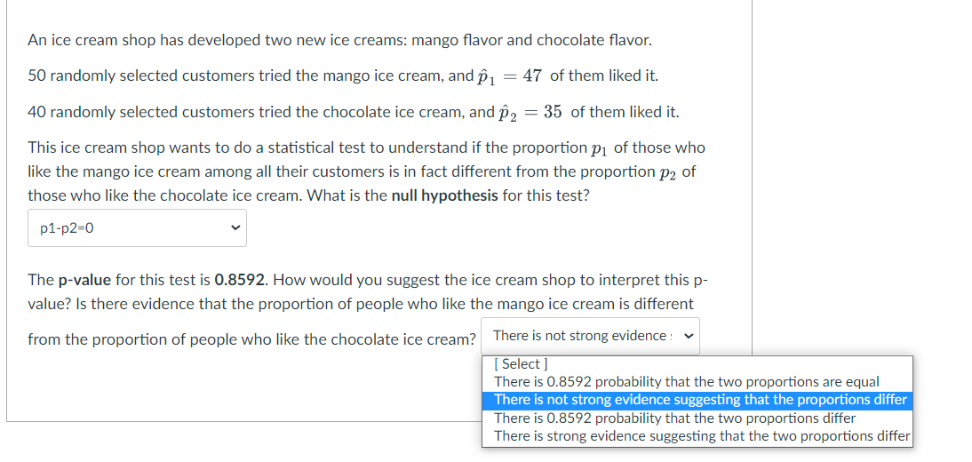 Solved An ice cream shop has developed two new ice creams: | Chegg.com