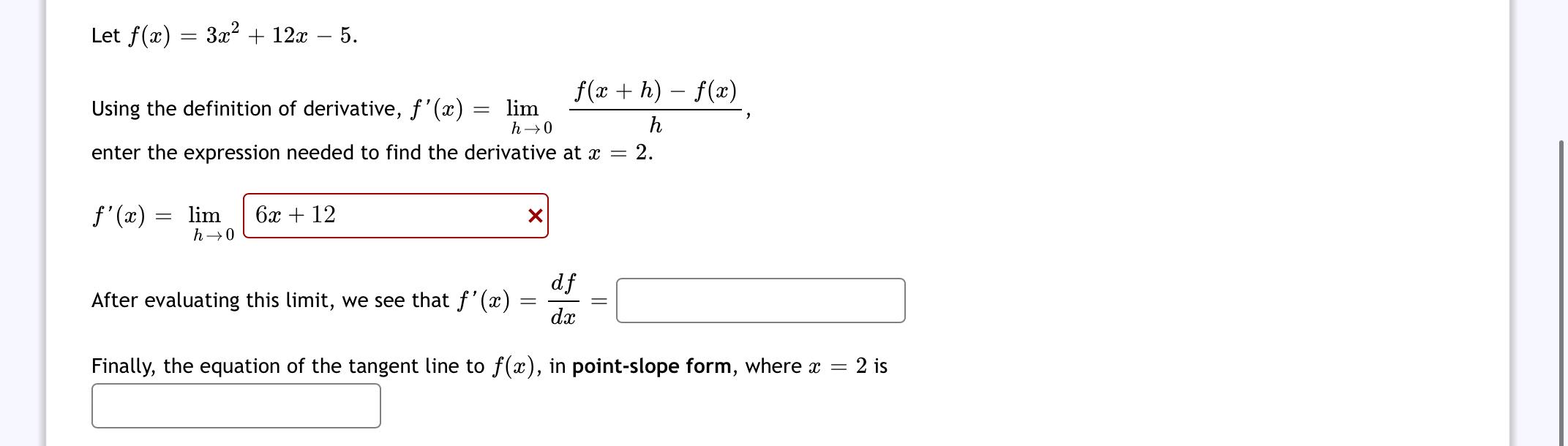 solved-let-f-x-3x2-12x-5-f-x-h-f-x-using-the-chegg