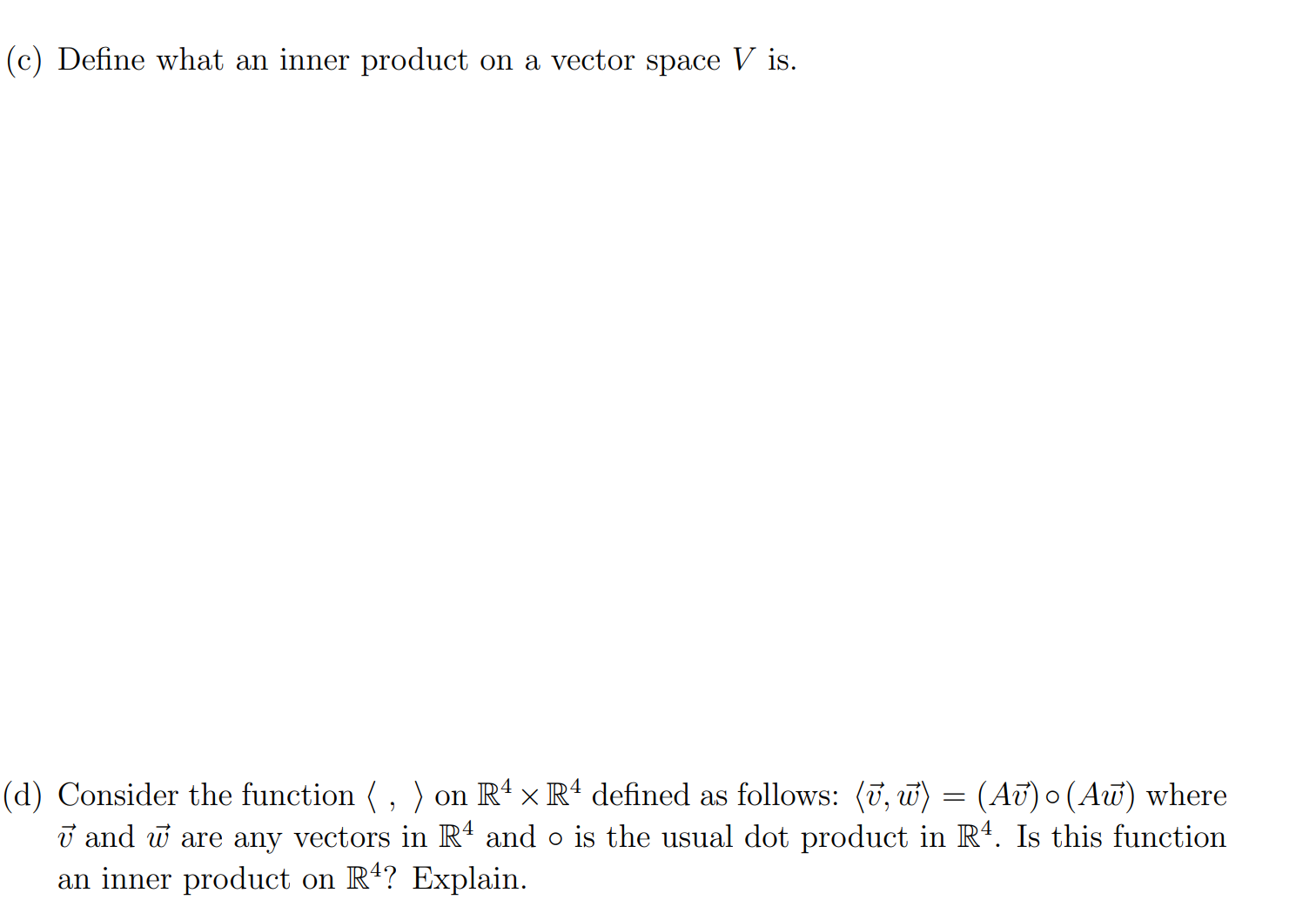 Solved Problem 3 (20 pts) Consider the linear transformation | Chegg.com