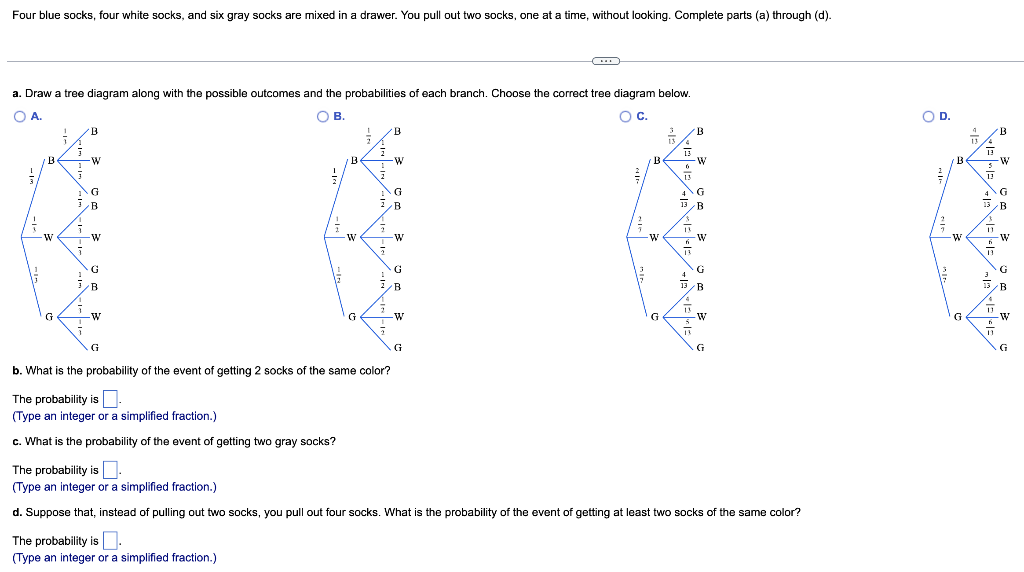 Solved b. What is the probability of the event of getting 2 | Chegg.com