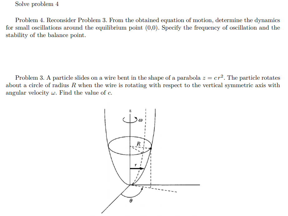 Solved Solve problem 4 Problem 4. Reconsider Problem 3. From | Chegg.com