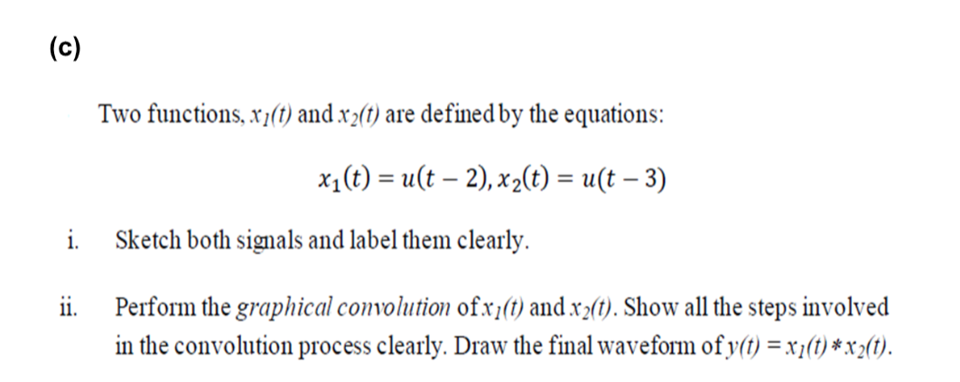 Solved Two functions, x1(t) and x2(t) are defined by the | Chegg.com