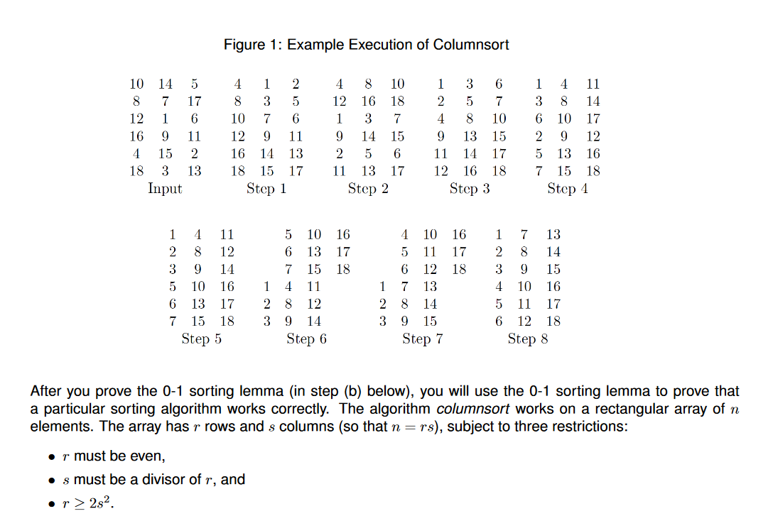 Solved CLRS 8-7 Problem:(PRIORITIZE QUESTIONS ‘G’ AND 'H' | Chegg.com