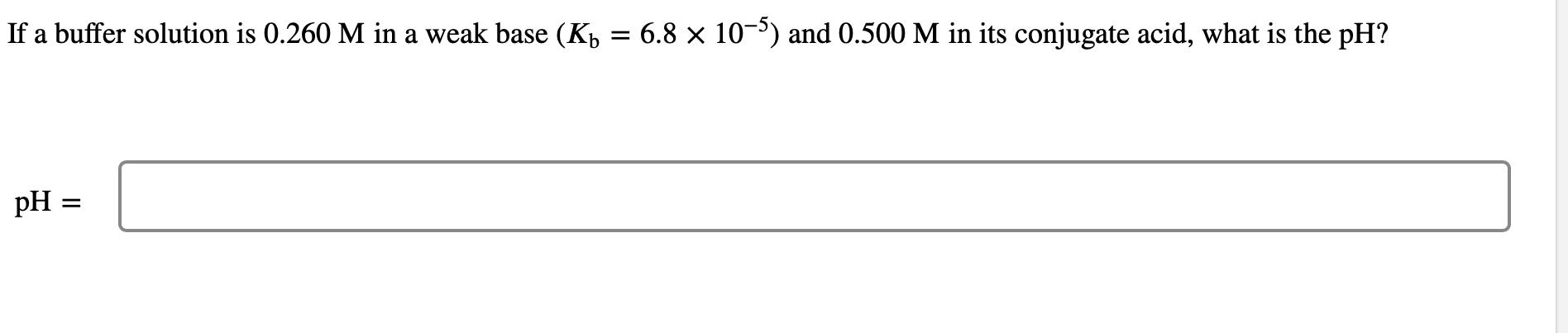 Solved What is the pH | Chegg.com