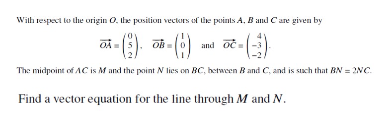 Solved With respect to the origin O, the position vectors of | Chegg.com