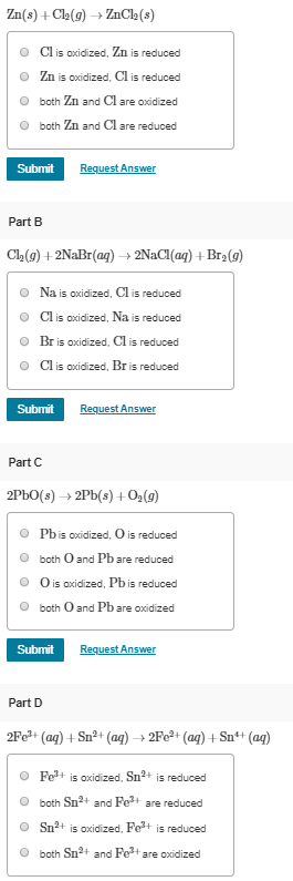 Solved In the following reactions, identify what is | Chegg.com