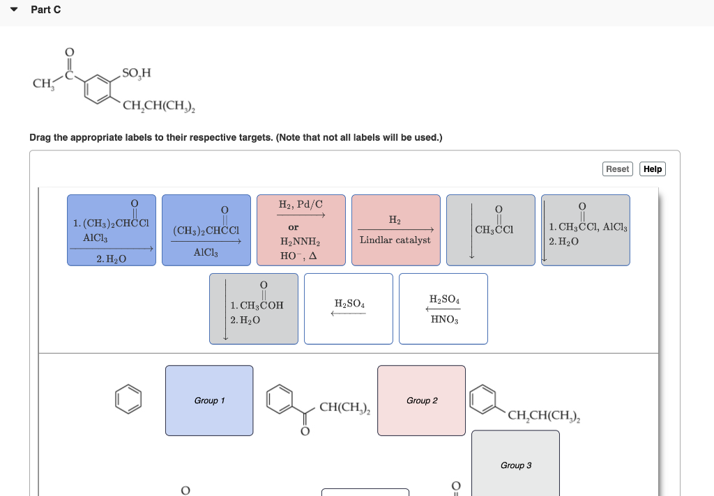 Solved Part A CH CH, Drag the appropriate labels to their | Chegg.com