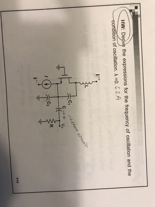 Solved HW: Derive the expressions for the frequency of | Chegg.com