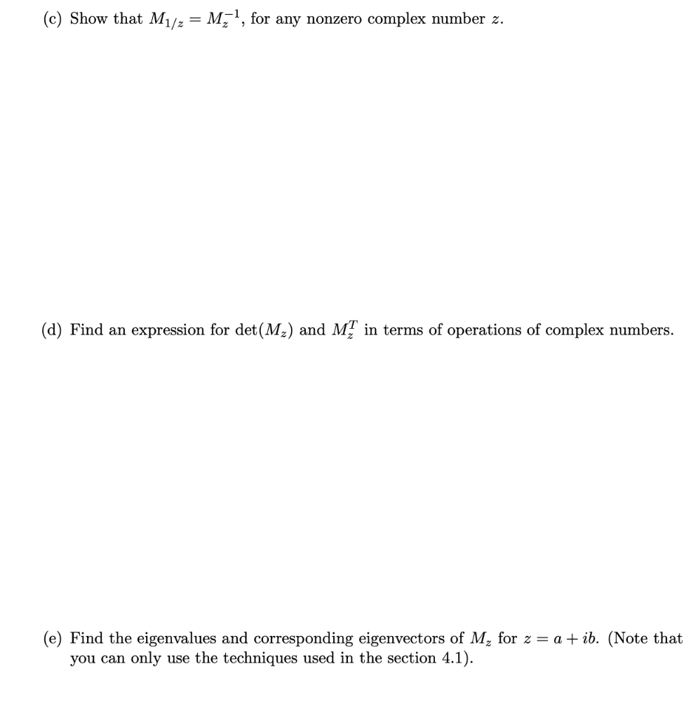 Solved 5) (10 marks) Complex numbers have a representation | Chegg.com