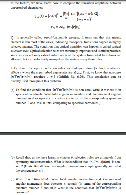 Solved In the lecture, we have learnt how to compute the | Chegg.com