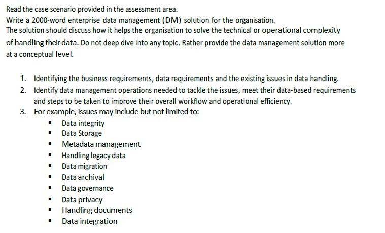 Solved Case Scenario: You’re a Data Analyst / Business | Chegg.com