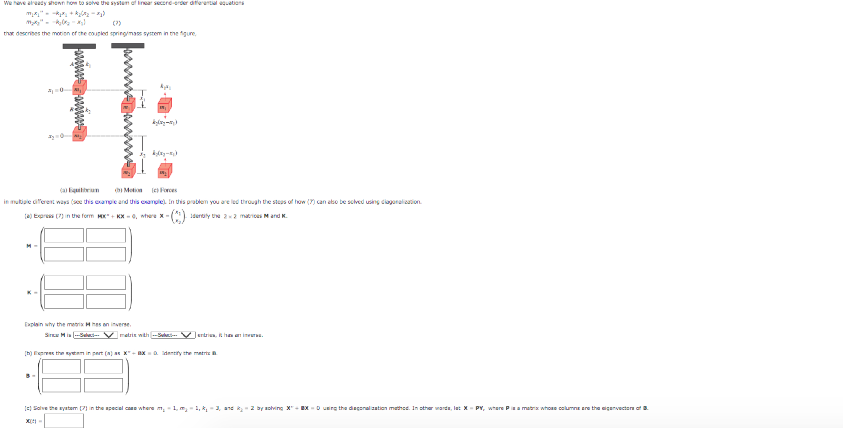 Solved We have already shown how to solve the system of | Chegg.com