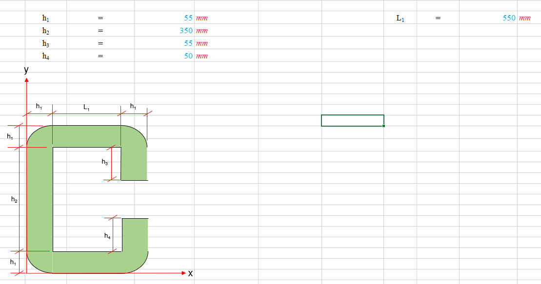 Solved Elastic Centroid along y. Elastic Centroid along x. | Chegg.com