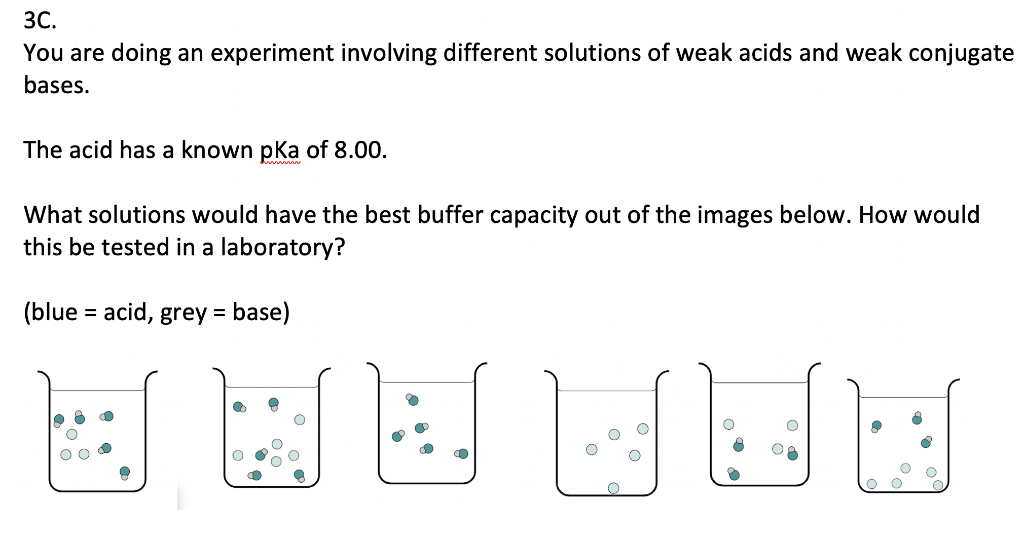 Solved 3C. You are doing an experiment involving different | Chegg.com