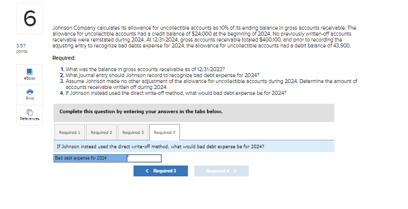 Solved Johnson Company calculates Its allowance for | Chegg.com
