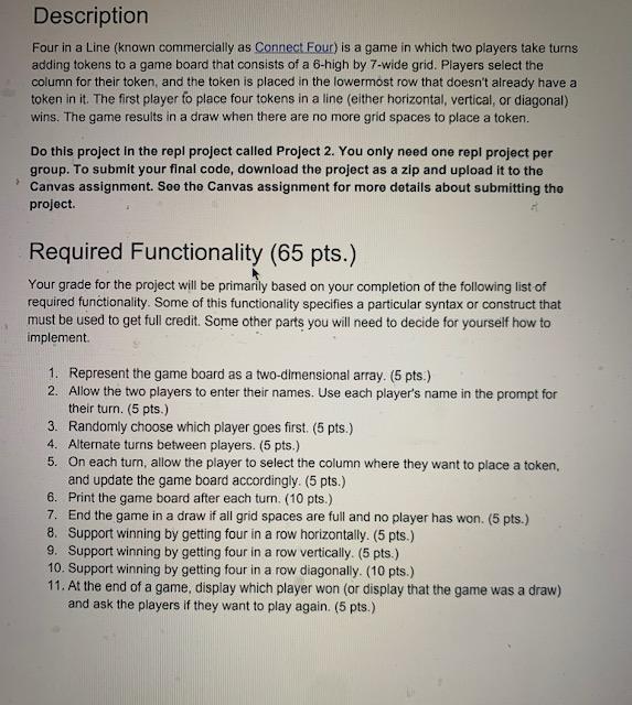 Solved Connect Four C code please create a very simple C | Chegg.com