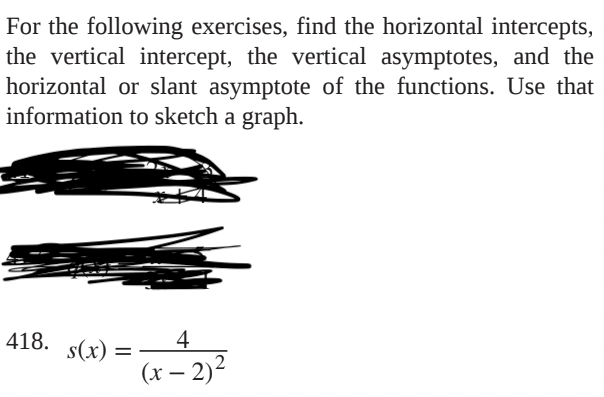 Solved For the following exercises, find the horizontal | Chegg.com